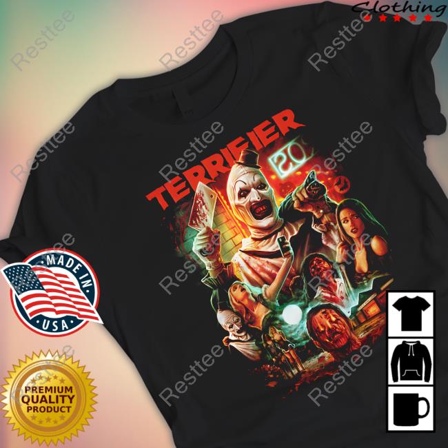 Official Terrifier Man Of The Hour Hoodies - Resttee